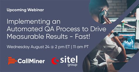 Register Implementing An Automated QA Process To Drive Measurable