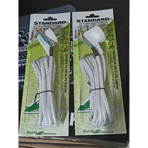 Jual Kabel Setrika Kepala Gepeng Kabel Kabel Setrika SNI Standard M Shopee Indonesia