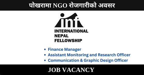 Inf Nepal Vacancy 2081 In Pokhara For Finance Manager Assistant