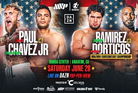 Jake Paul Vs Julio César Chávez Jr En Vivo Horario Cartelera Tv Y