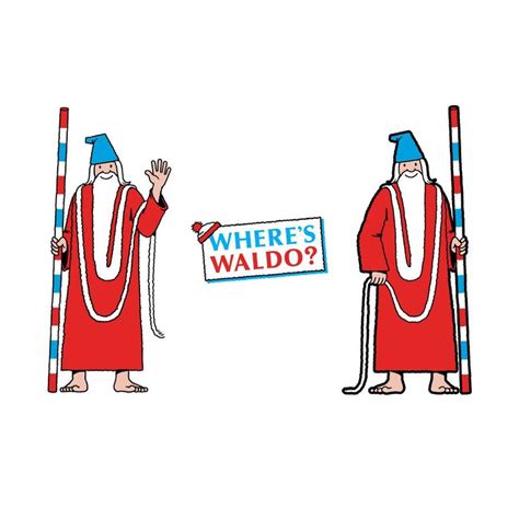 Sheet Of 5 Wheres Waldo Wizard Minis Officially Licensed Nbc Univ Removable Wall Vinyl