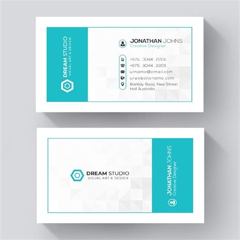 Carte De Visite Professionnelle PSD Gratuite