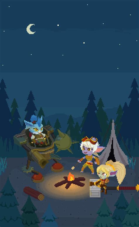 도트 픽셀아트 라이엇게임즈 와일드리프트 픽셀아트 배경 Vr·ar·게임 포트폴리오 크몽