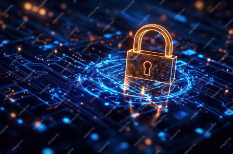 Cybersecurity Digital Privacy Secure Data Protection Secure Password Encryption Premium Ai