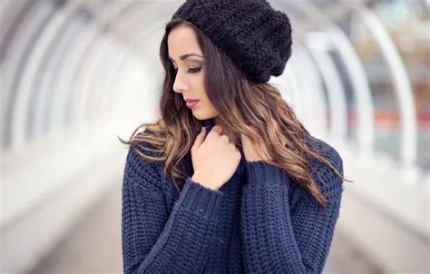 Wallpaper Girl Face Eyelashes Background Hair Color Beautiful