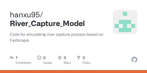 Github Hanxu95rivercapturemodel Code For Simulating River Capture
