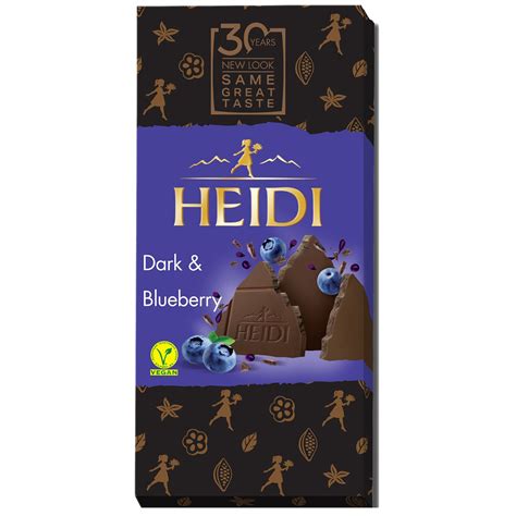 Heidi Dark Ciocolata Amaruie Cu Afine 80g Mega Image