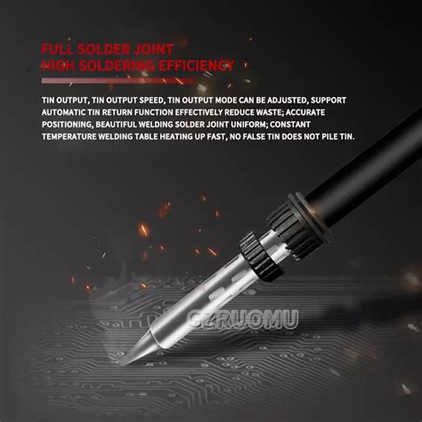 반자동 납땜 기계 발 작동 Lcd 스크린 납땜 장치 자동 송풍 주석 조절 납땜 장비 용접 장비