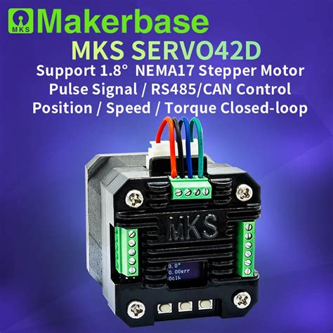 Mks Servo42d Nema17 Foc Stepper Motor P3d