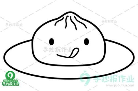 包子简笔画萌图 简笔画图片大全 普车都