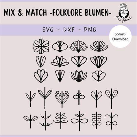 plotter file flowers plotter file folklore flowers svg flowers