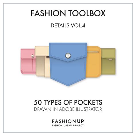 50 Pocket Designs For Fashion Illustrator Vector Patterns Tailoring
