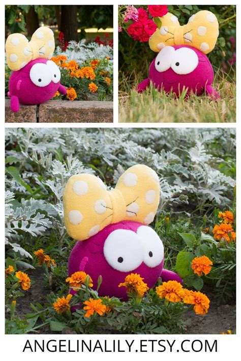Polly Amphibia Inspired Handmade Plush Toy 8 In High Polly Plantar