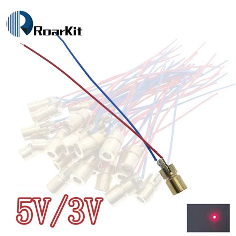 10PCS LOT Laser Diodes 5mW 650 Nm Diodo RED Dot Laser Diod Circuit 3V