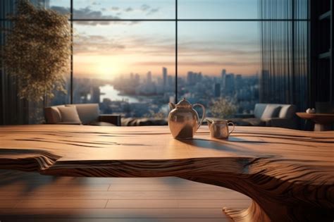 Premium Photo Framed Perspective A Captivating View Of A Modern