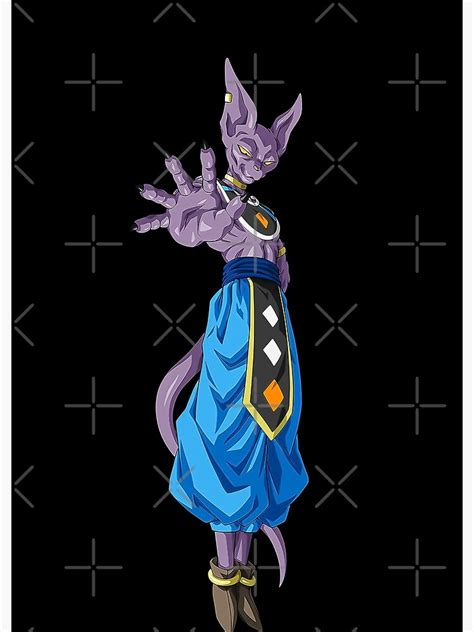 Beerus Dragon Ball Anime Girl Fanart Poster For Sale By Spacefoxart