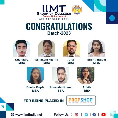 Iimt Group Of Colleges On Linkedin Congratulations Iimtian