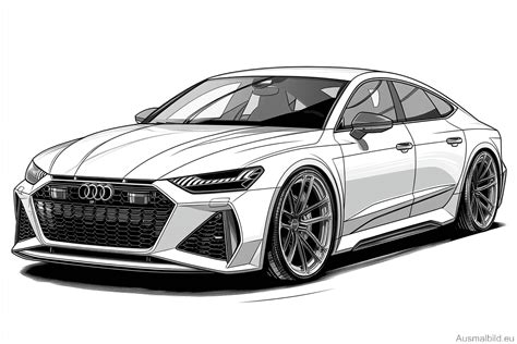 Audi Rs7 Ausmalbildeu