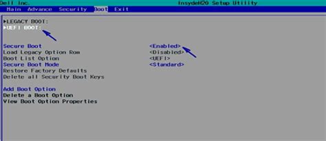 Secure Boot как отключить и что делать если настроен неправильно
