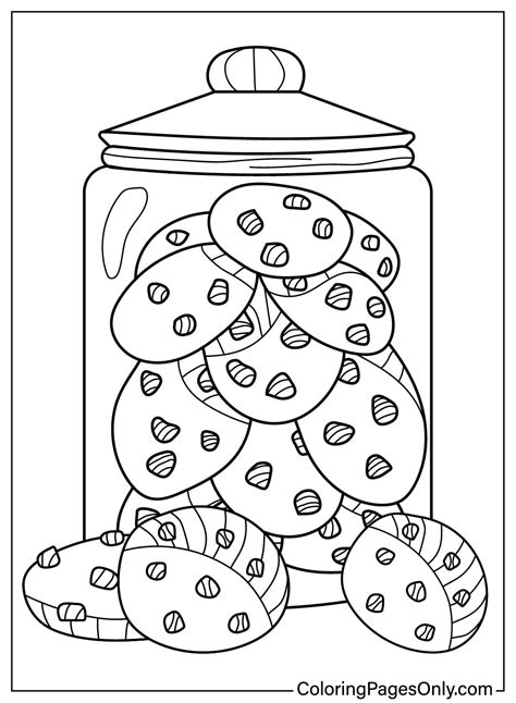 Cookie Jar Coloring Pages 2025