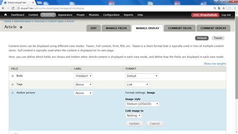 Add Author Picture Drupal Org