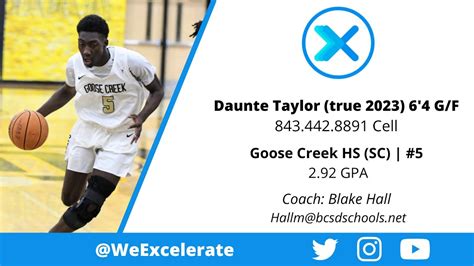 Daunte Taylor True 2023 64 Gf Mid Senior Season Highlights