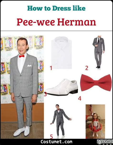 Pee Wee Herman Cosplay Costumes Inspired By Pee Wee Herman Hasnpx