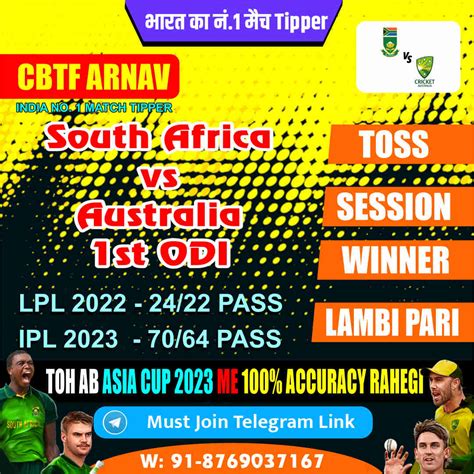 Sa Vs Aus 1st Odi 2023 Betting Tips And Match Predictionsa Vs Aus 1st