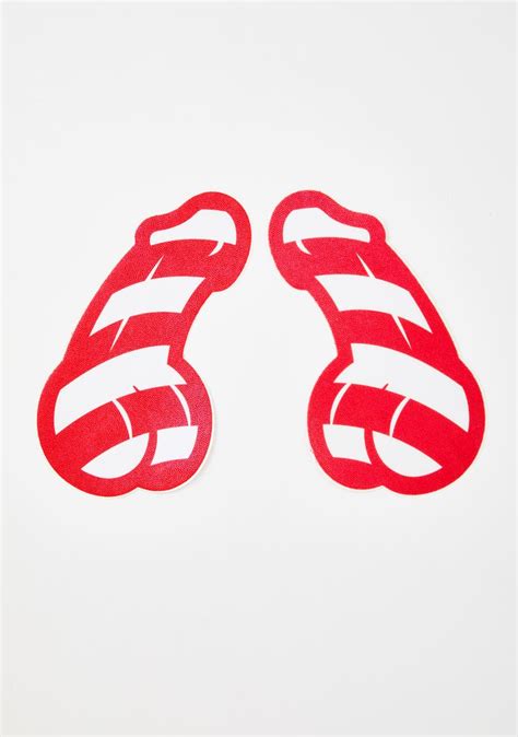 Pastease Candy Cane Dick Pasties Dolls Kill