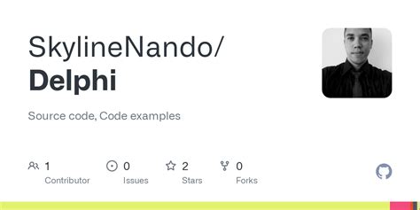 Github Skylinenandodelphi Source Code Code Examples