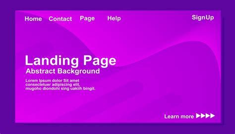 Premium Vector | Purple gradient landing page background