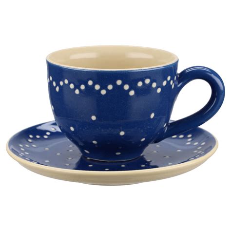 Kaffeetasse Mit Untere Bürgelkeramik Alt Bürgeler Blau Weiß Online