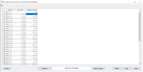 How To Copy Data From Simulink Powergui Load Flow Tool To Array In