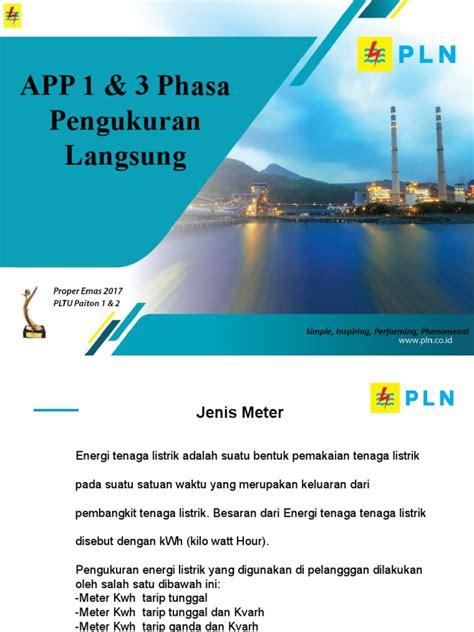 App 1 Phasa Dan 3 Phasa Pengukuran Langsung Pdf