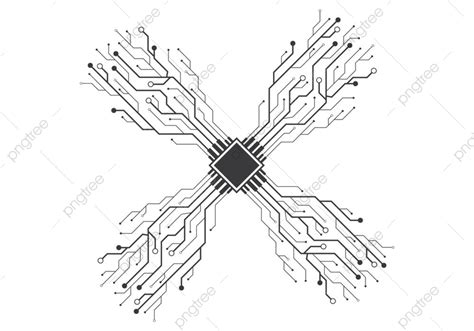 Circuit Design Vector Art Png Circuit Illustration Vector Design