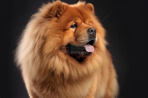 毛茸茸的棕色松狮犬高清图片下载 正版图片600770926 摄图网