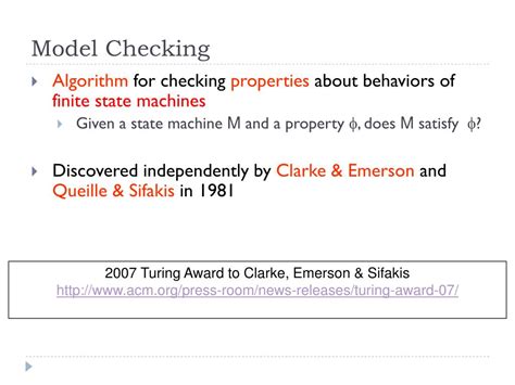 Ppt Model Checking For Security Powerpoint Presentation Free Download Id 5776073