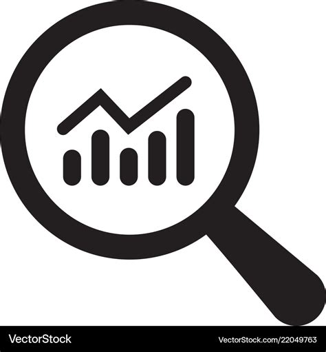 Analysis Icon Royalty Free Vector Image Vectorstock