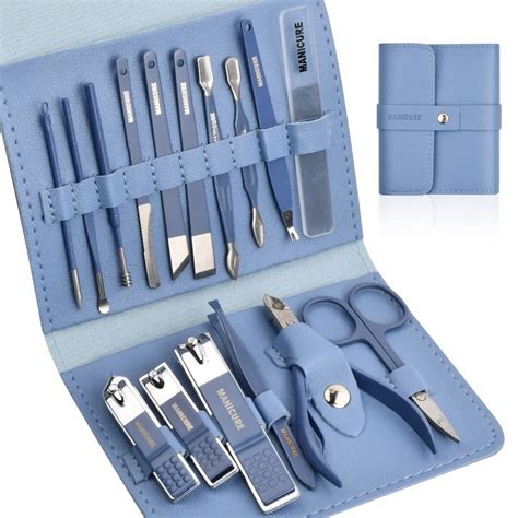 Ue Stock Nagelknipser Set All In One Sparset In Blau 16 Teiliges
