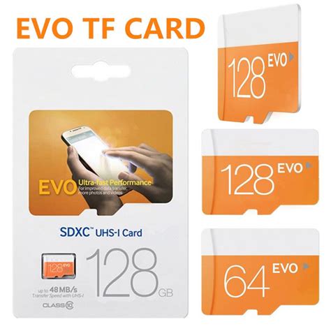 2019 Evo Micro Sd Tf Memory Card C10 Flash Sdhc Sd Adapter Sdxc Package