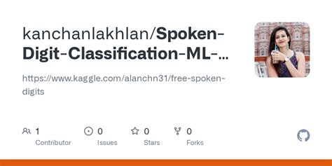 GitHub Kanchanlakhlan Spoken Digit Classification ML Project Https