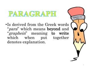 Paragraph Pptx