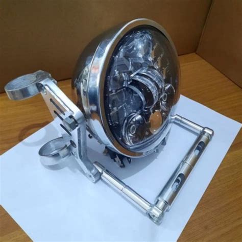 Jual Lampu Depan 16 Led 5 75 Inch Set Kupingan Cnc Dudukan Plat Lampu Depan 16 Led 5 75