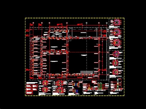 Steel Frame Mount Outdoor Air Conditioner Machine In Autocad Cad Library