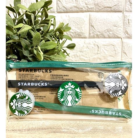 現貨🔥 Starbucks 星巴克公司貨 黑女神牙刷 綠女神牙刷 軟毛 盥洗用品 女神logo 蝦皮購物