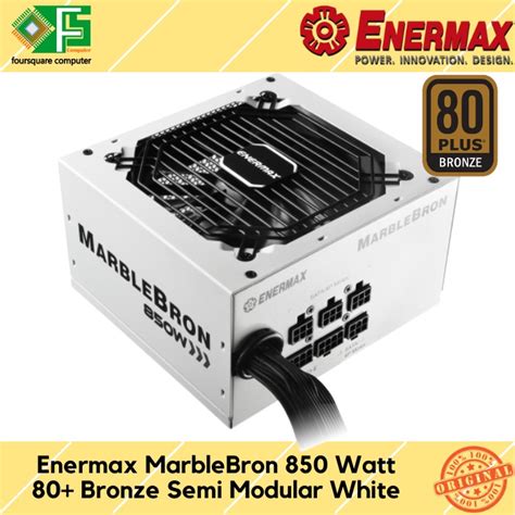 Jual Enermax MarbleBron 850 Watt 80 Plus Bronze Semi Modular White ...