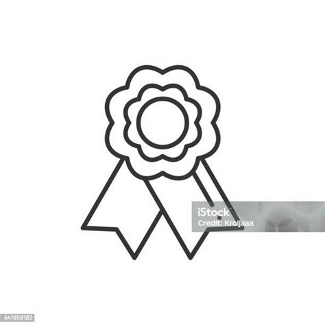 리본 골드 메달 수상입니다 승자가 선 얇은 아이콘 첫 번째 리더십 챔피언 공적 장소 1 장소입니다 벡터는 일러스트 레이 션 고립