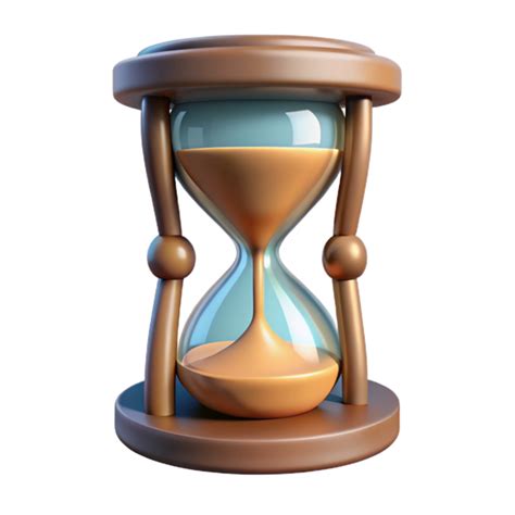 Elegant Abstract Hourglass Side View Isolated High Quality 57442471 Png