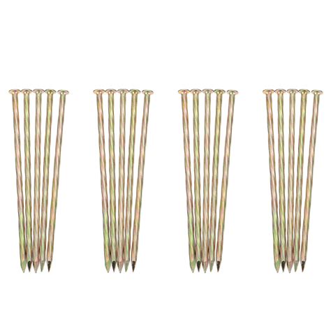 Yuangui Landscape Edging Stakes Spikes Garden Nails Lawn Metal