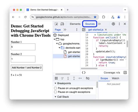 Debug Javascript Chrome Devtools Chrome For Developers
